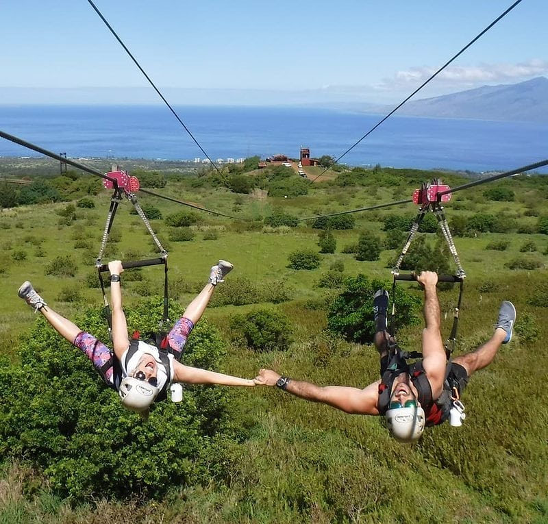 4 Zipline Tour on the west Maui mountain slopes (2.5 hours, $179.99)